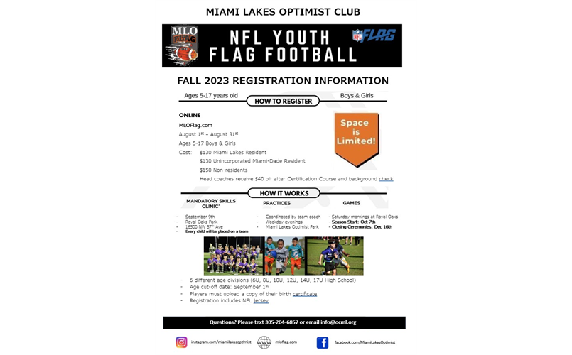 Optimist Club of Miami Lakes > Home