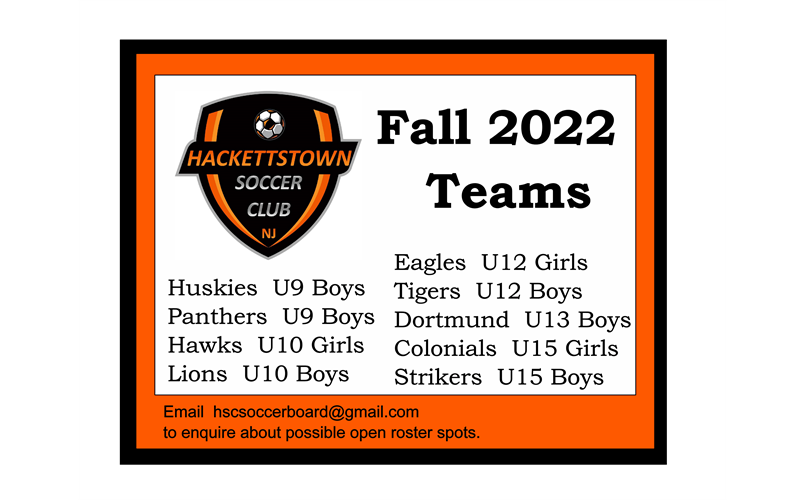Hackettstown Soccer Club Inc > Home