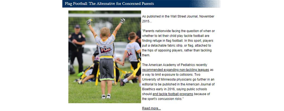 Davidson County Flag Football League > Home